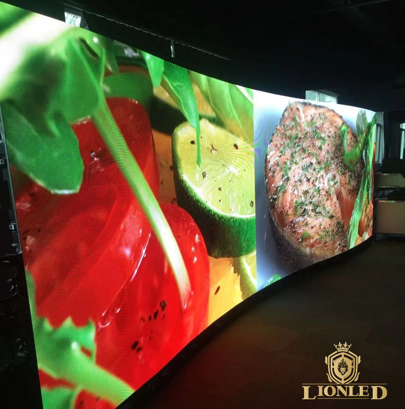 Pantalla LED de alta luminosidad flexible de interior P2.5